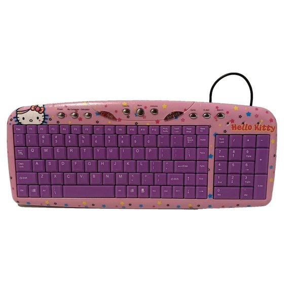 Unbranded | Computers, Laptops & Parts | Hello Kitty Usb Keyboard Pink ...